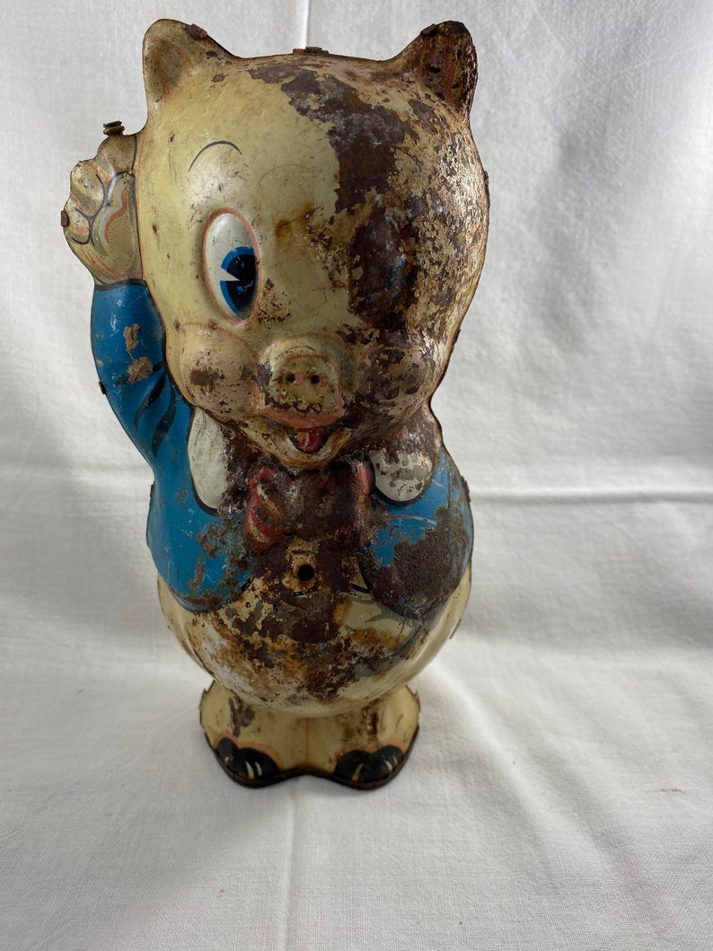 Marx Porky Pig 1939 Leon Schlesinger Tin Wind up Toy - Etsy