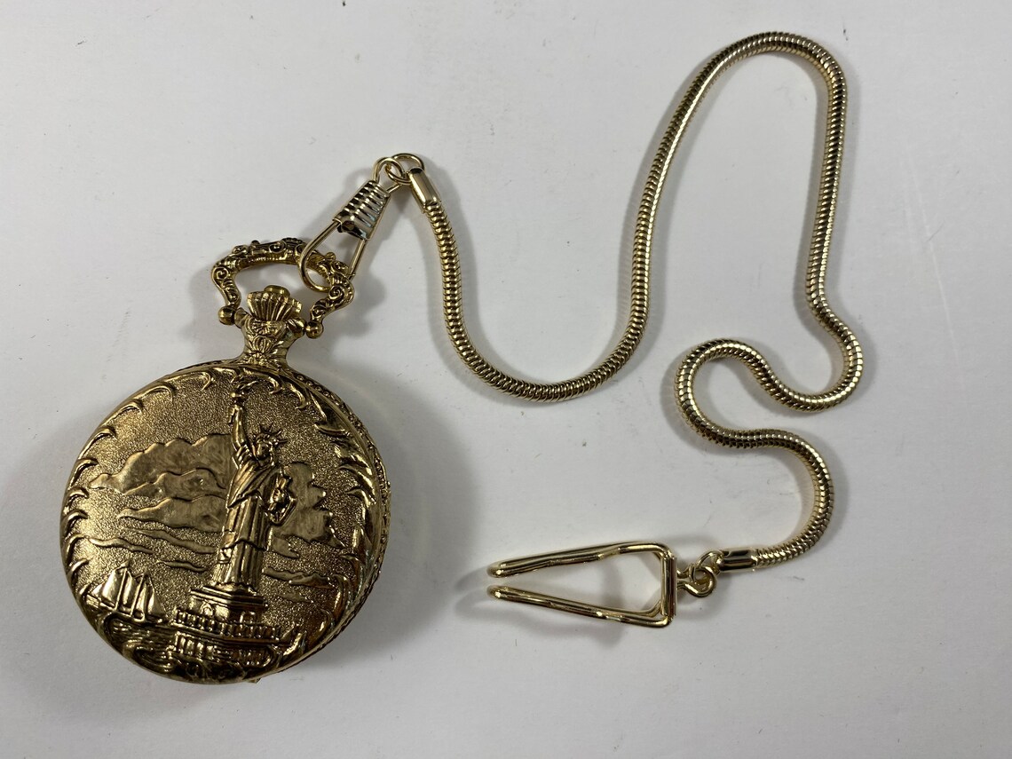 Statue of Liberty Centennial Commemorative Pocket Watch - Etsy