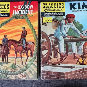 Classic Illustrated Lot of 9 Comics-frankenstein-invisible Man-kim ...