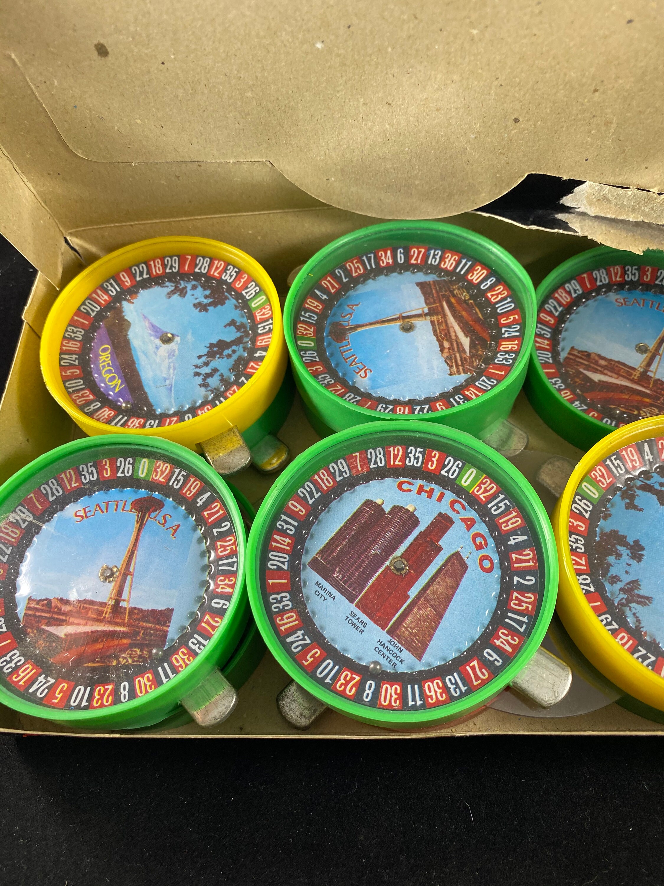 1970 Vintage Counter Display Roulette Wheel | Etsy