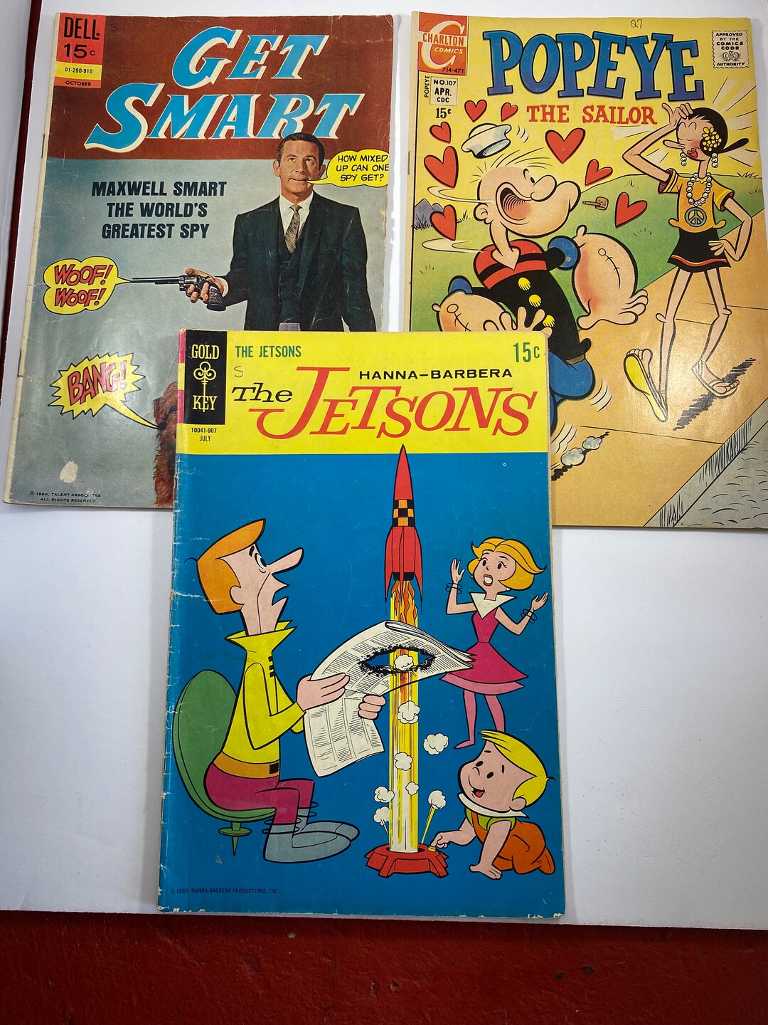 Comic Books Get Smart, Popeye, the Jetsons Lot of 3 - Etsy