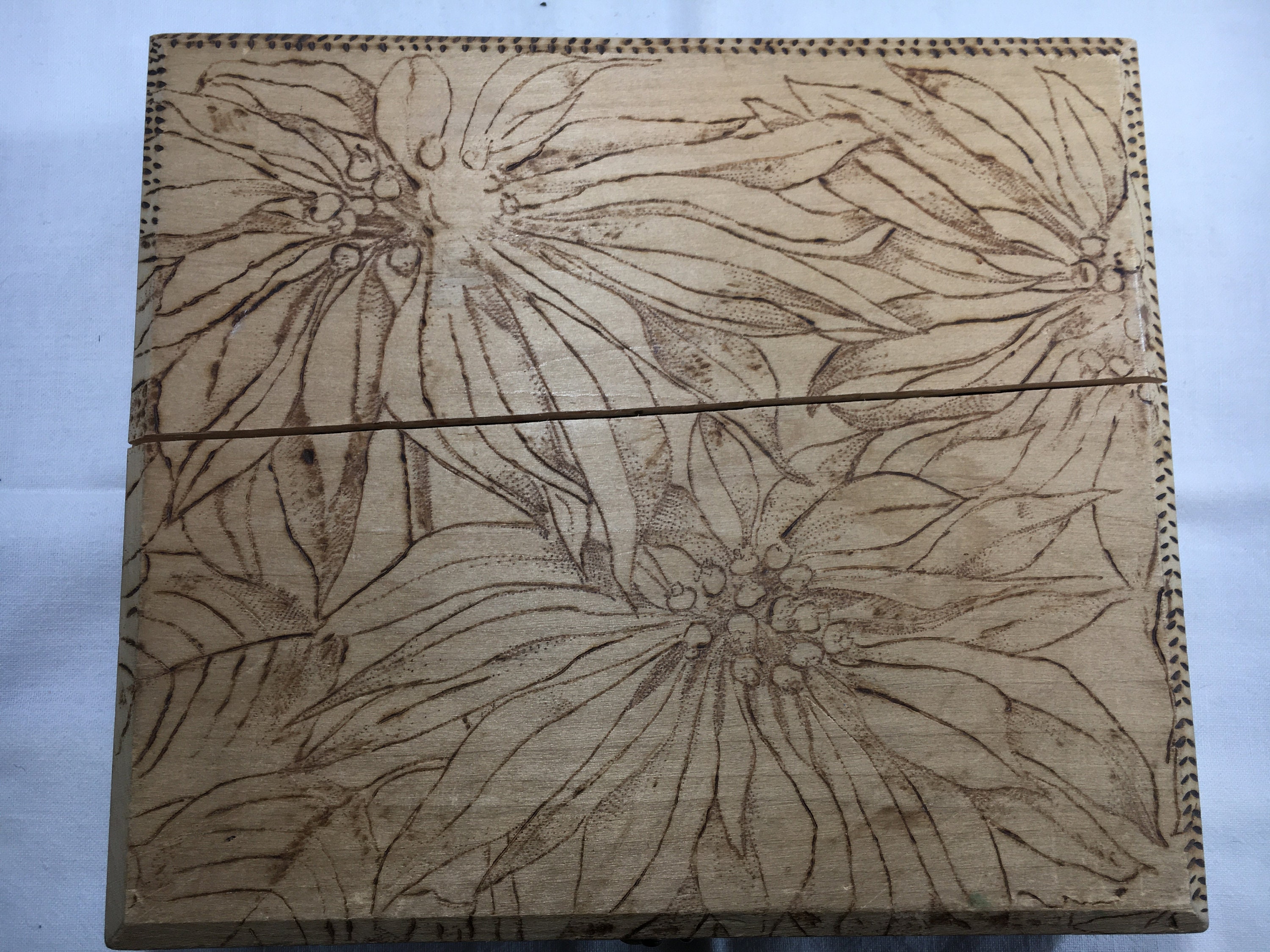 Pyrography Wood Box - Etsy