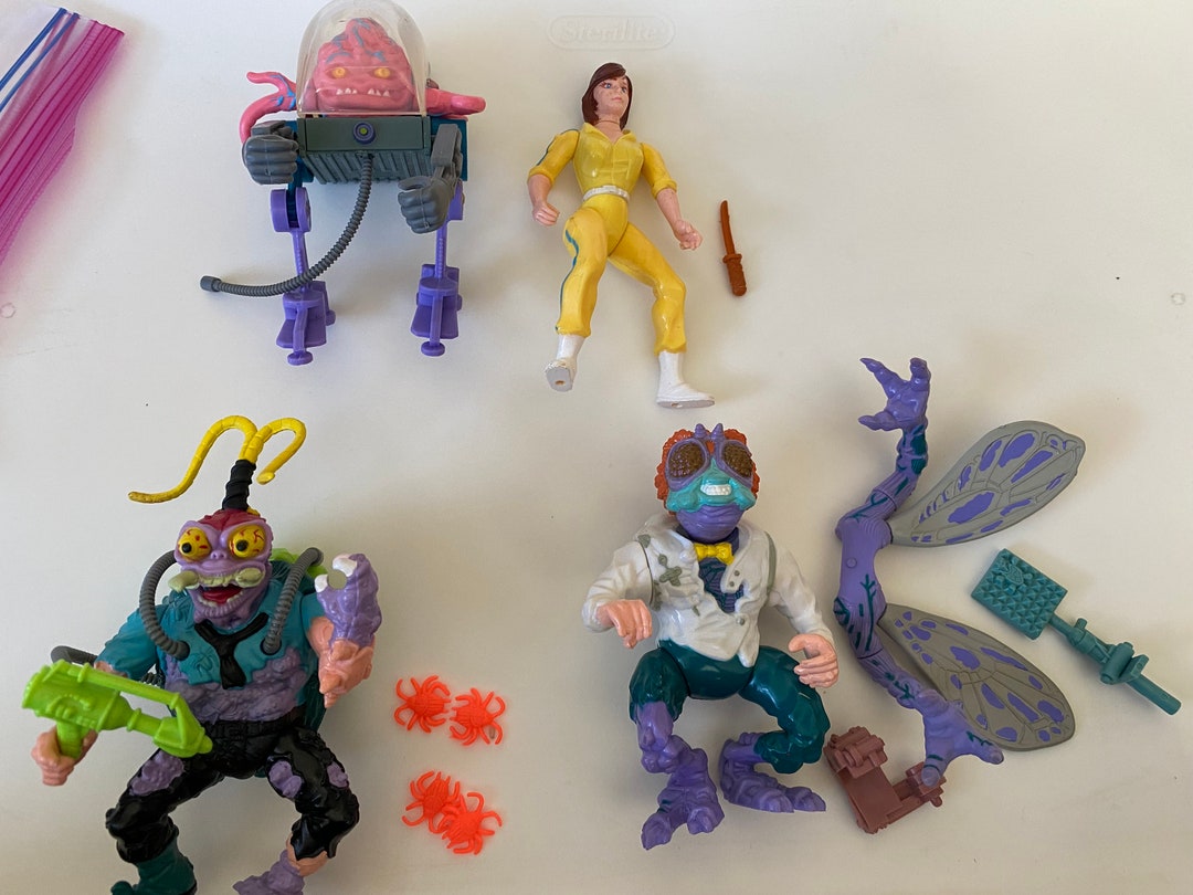 Teenage Mutant Ninja Turtle Krang and April Baxter Stockman and Scumbug ...