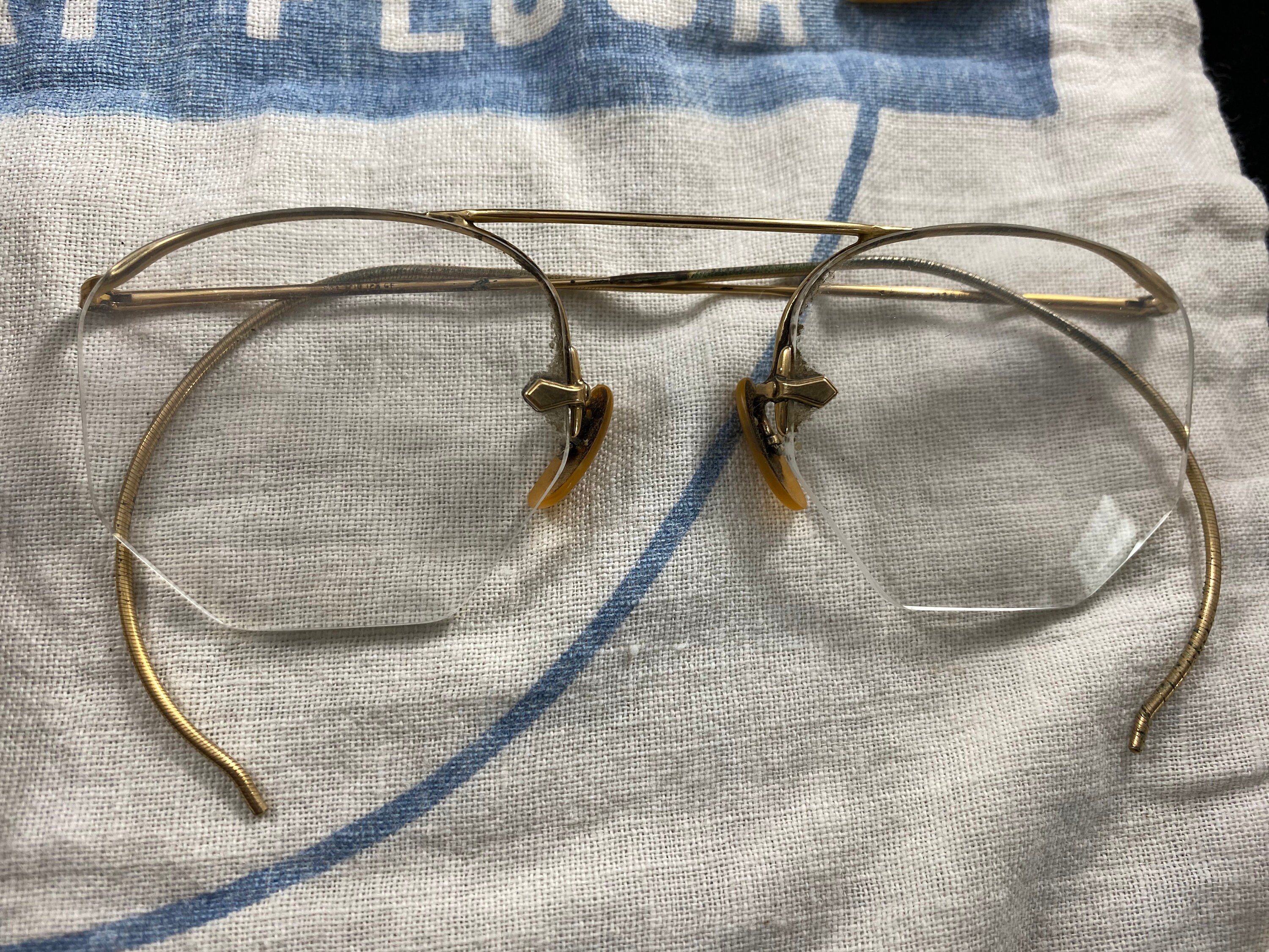 Antique Gold Filled Eyeglasses 3 Pair - Etsy