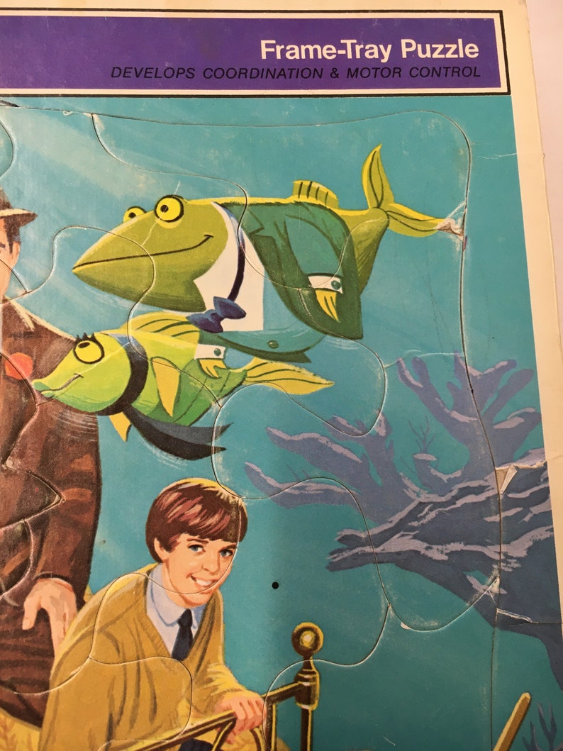 Bed Knobs and Broomsticks Frame Tray Puzzle - Etsy