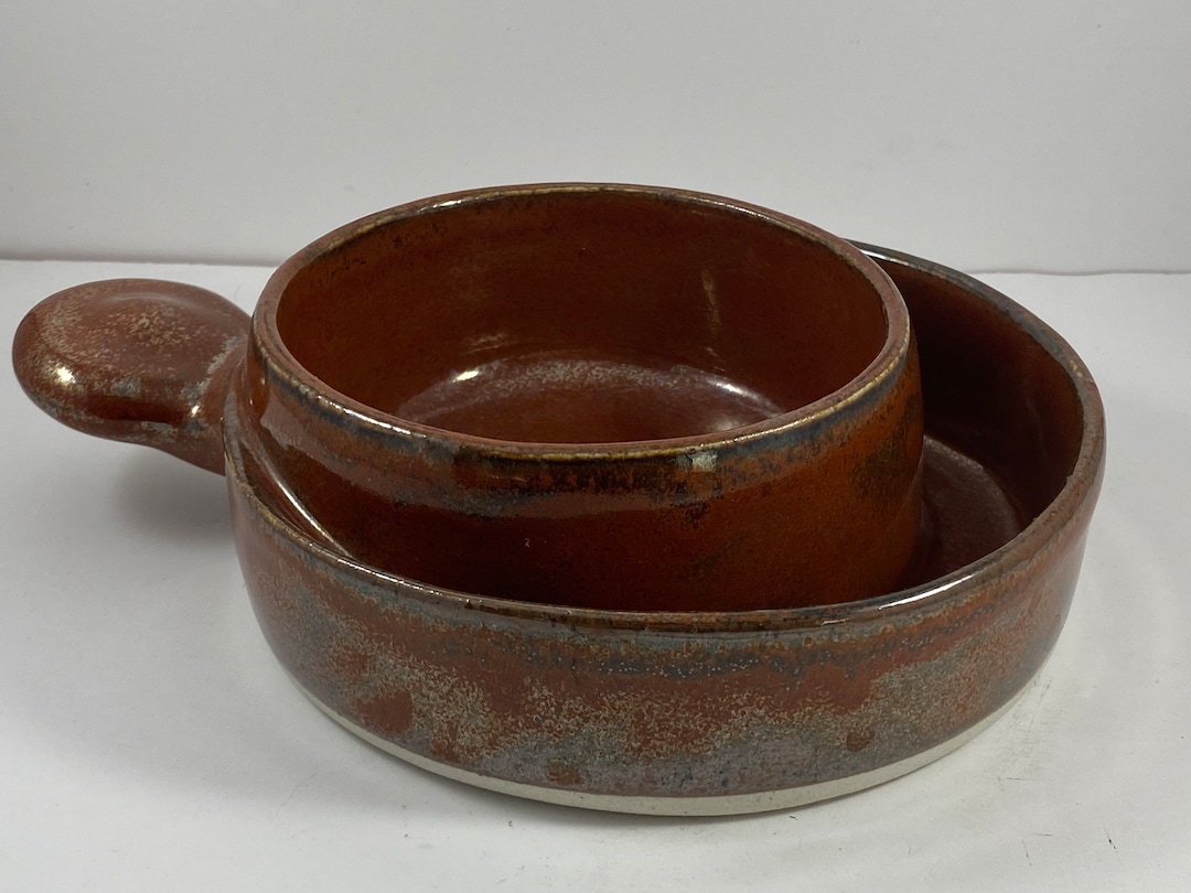 Robert Weiss Ceramics USA 1012 Soup Bowl With Cracker Holder - Etsy