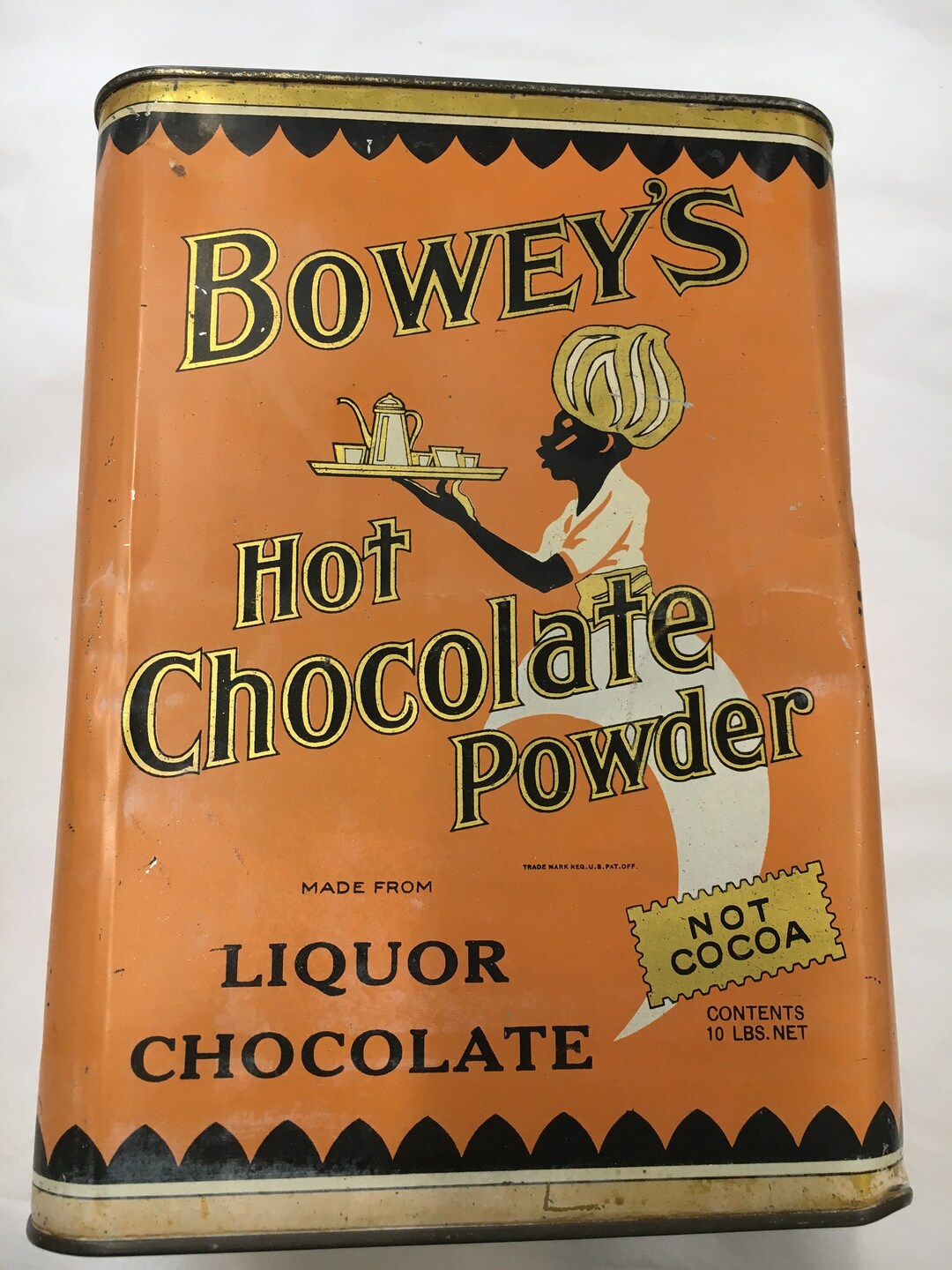 Boweys Hot Chocolate Powder Tin - Etsy