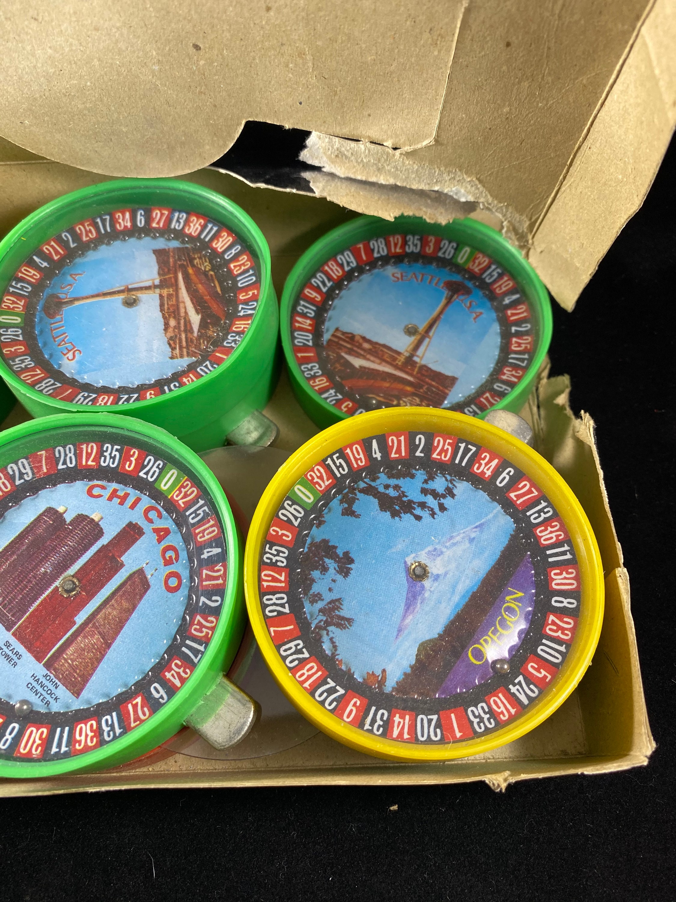 1970 Vintage Counter Display Roulette Wheel | Etsy