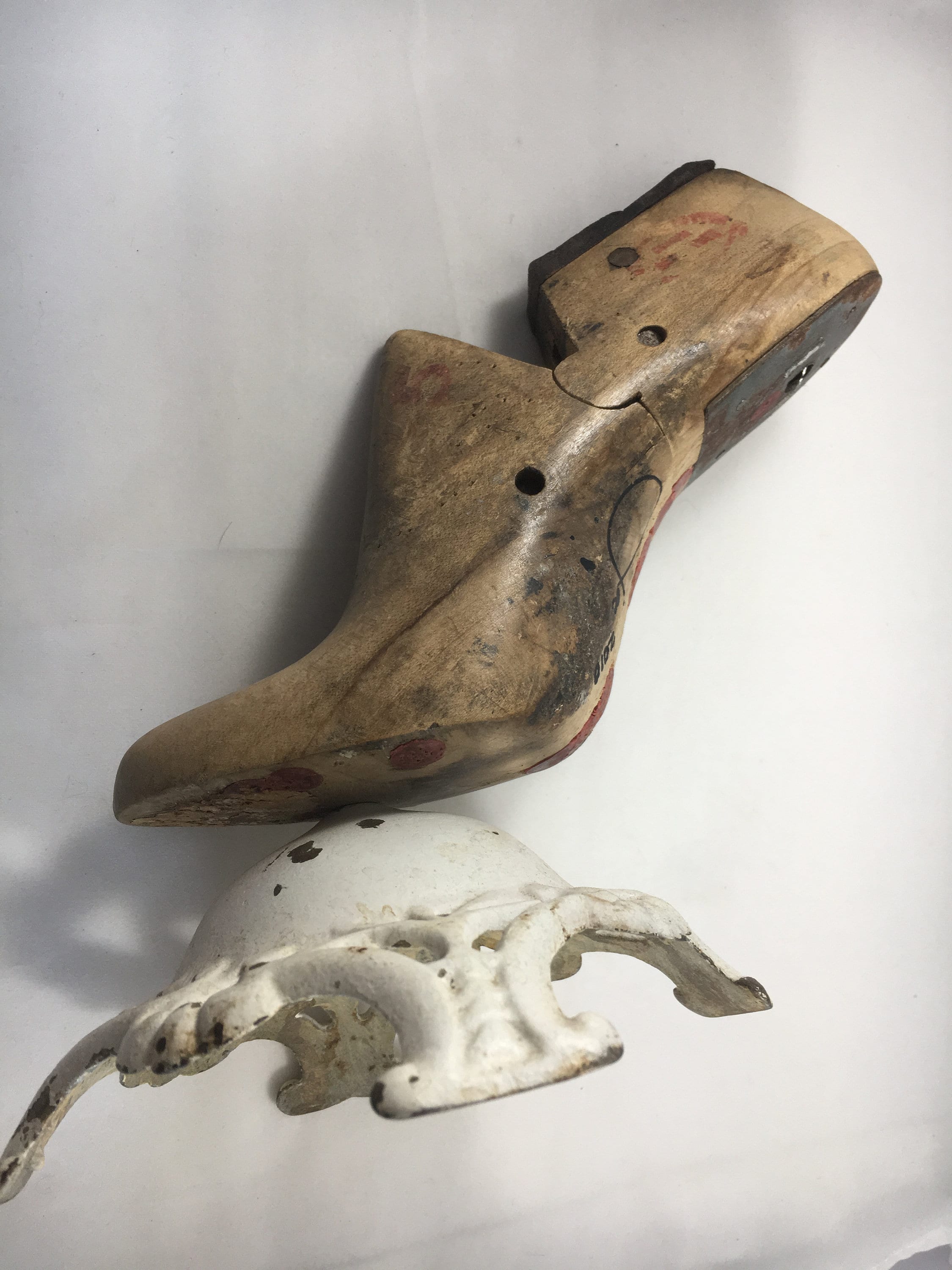 Vintage Shoe Cobbler Mold On Metal Base | Etsy