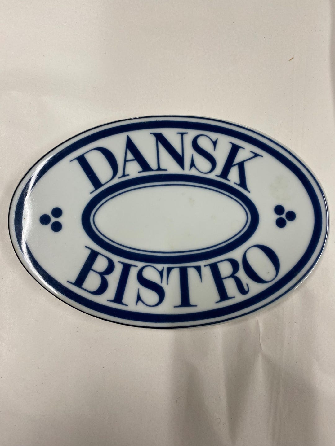 Dansk Bistro Logo Tile Trivet Tile - Etsy