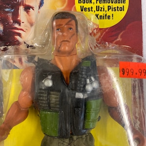 Arnold Schwarzenegger Commando Action Figure by Diamond Toy Makers - Etsy