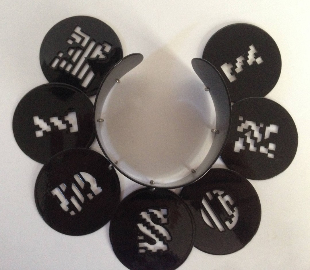 Missoni Black Enamel Cuff Bracelet - Etsy