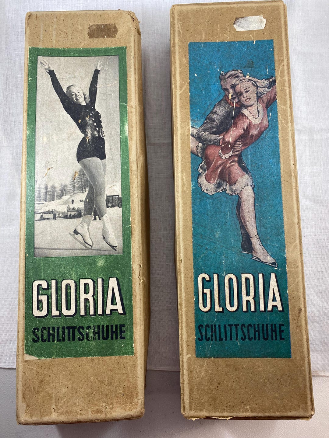 Gloria German Clamp on Ice Skates in Original Box - Etsy