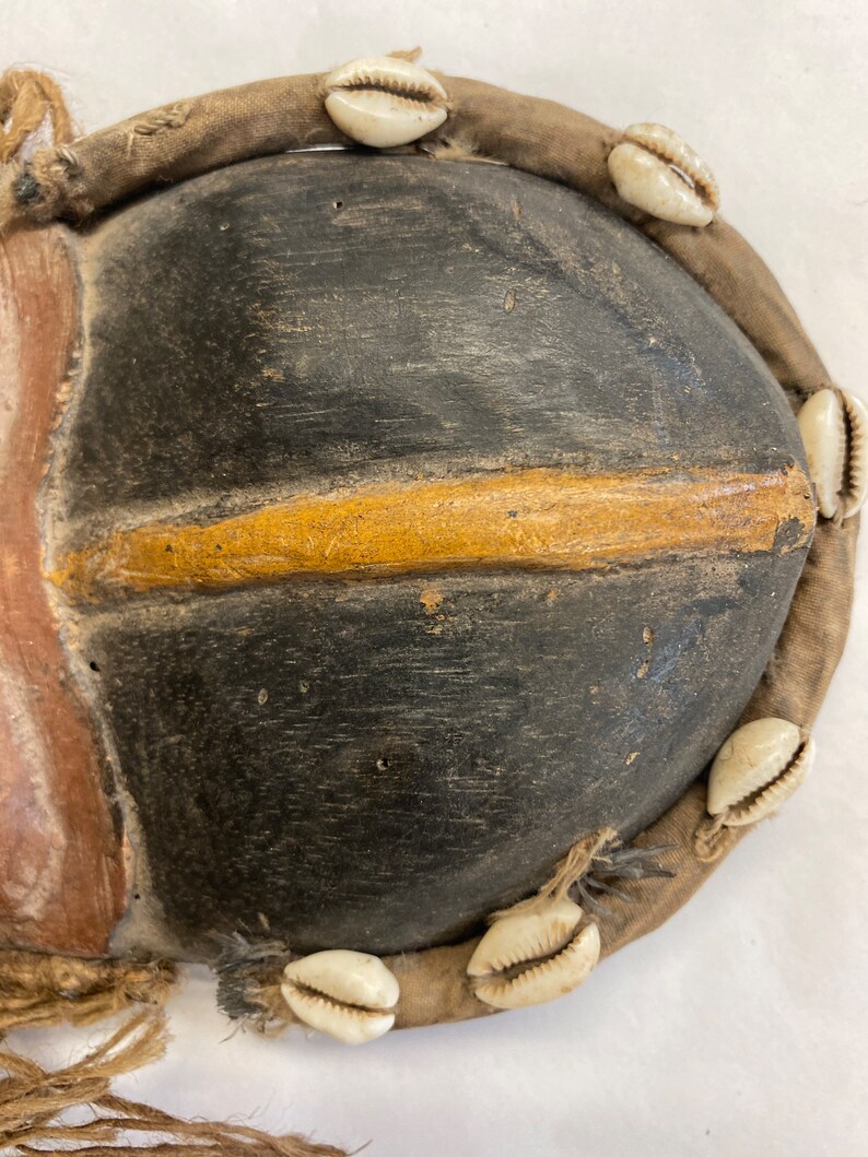 Old African Tribal Mask With Cowry Shells - Etsy