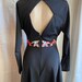 Black Keyhole Back Maxi Dress - Etsy