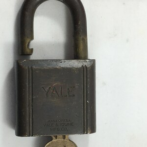 Yale Padlock With Key - Etsy
