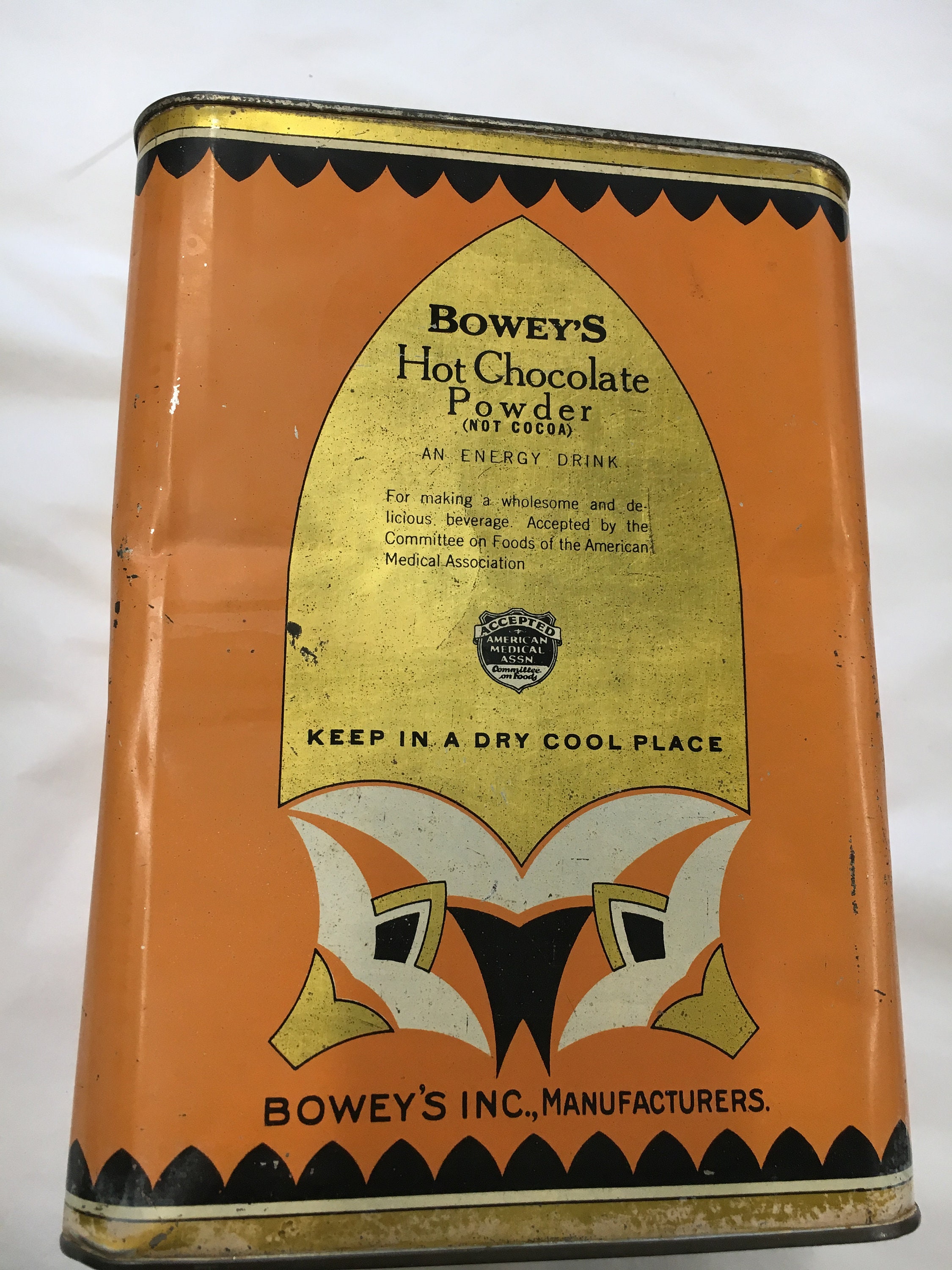 Boweys Hot Chocolate Powder Tin - Etsy