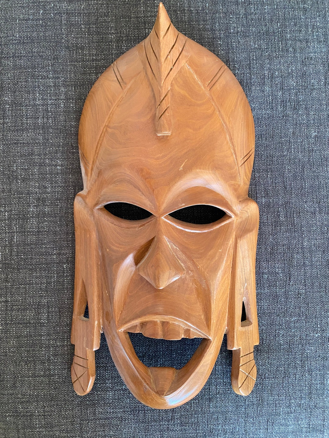 Large African Kenya Wooden Mask - Etsy