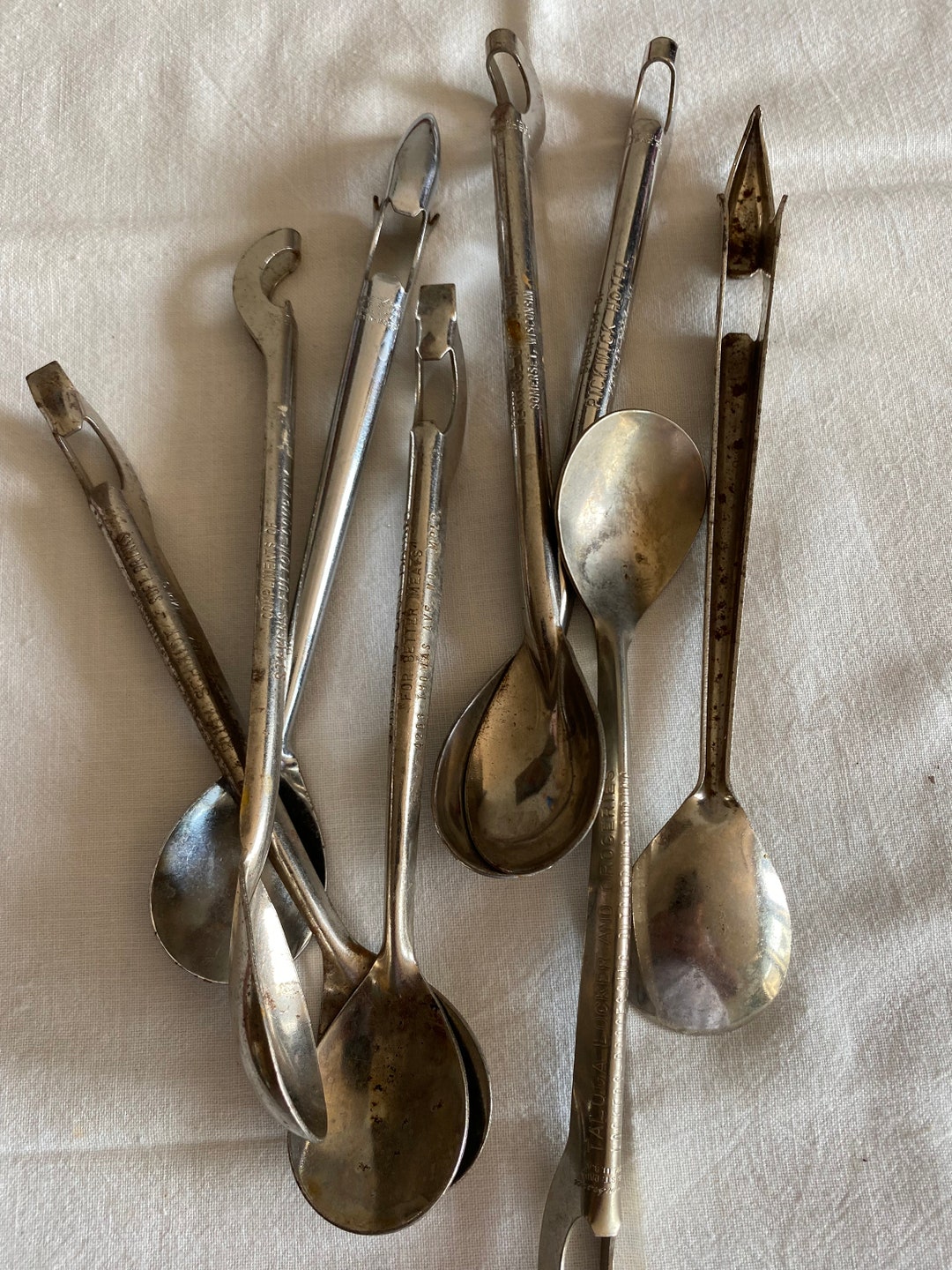 Advertising Cocktail Spoons Bottle Openers Barware - Etsy