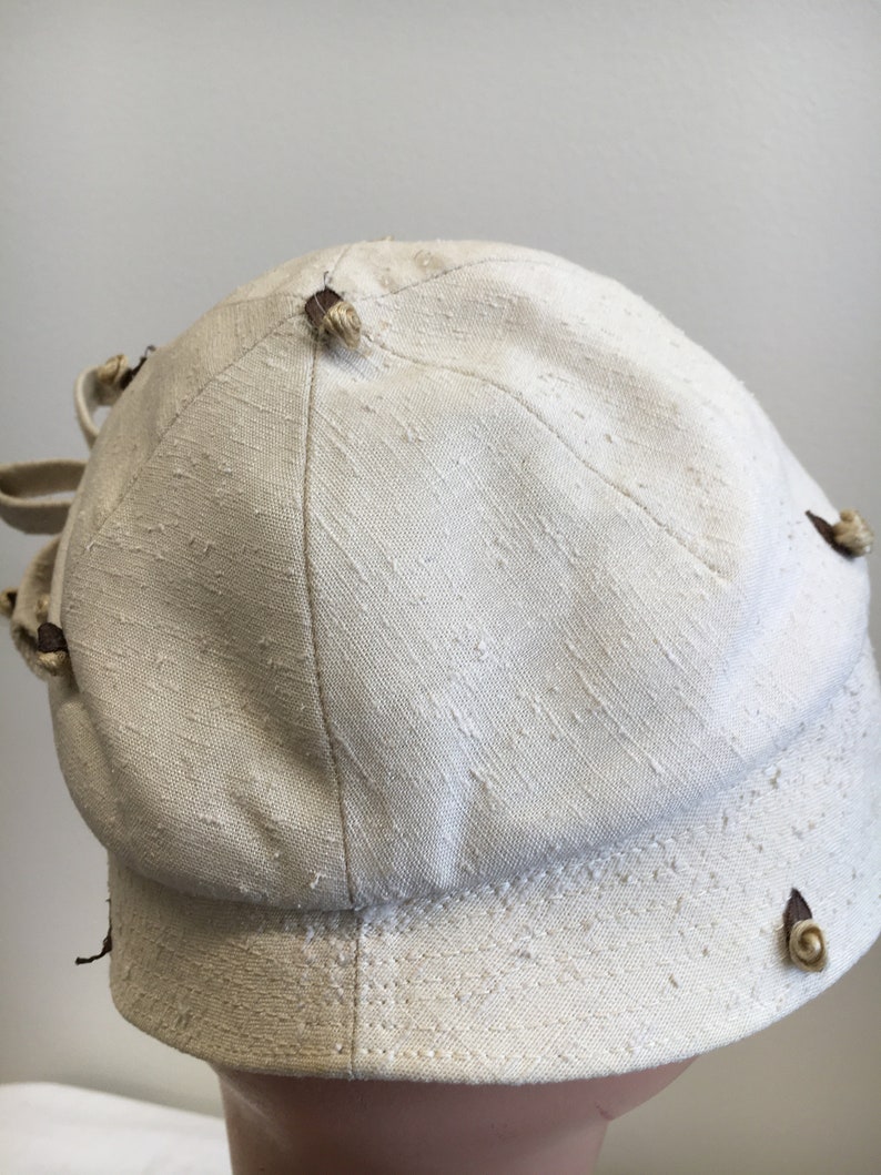 Simple Beige Cotton Hat - Etsy