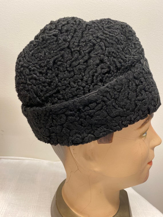 Mens Black Persian Lambs Wool Cap - Etsy