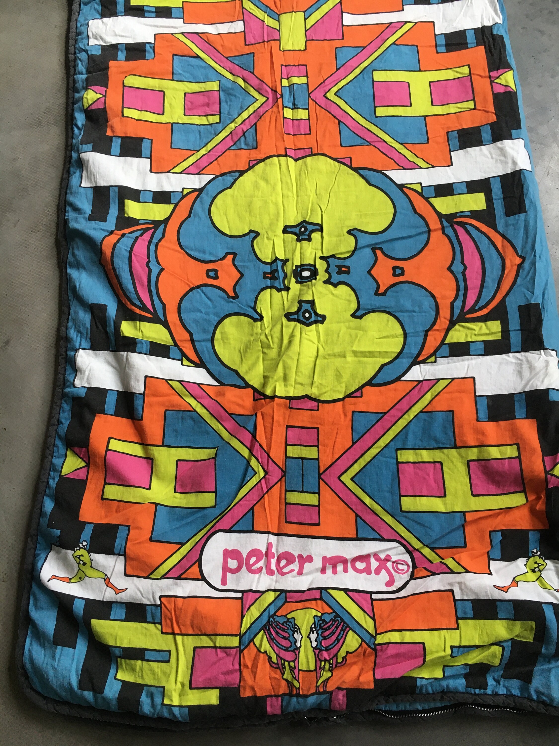 Peter Max 1970's Sears Sleeping Bag | Etsy