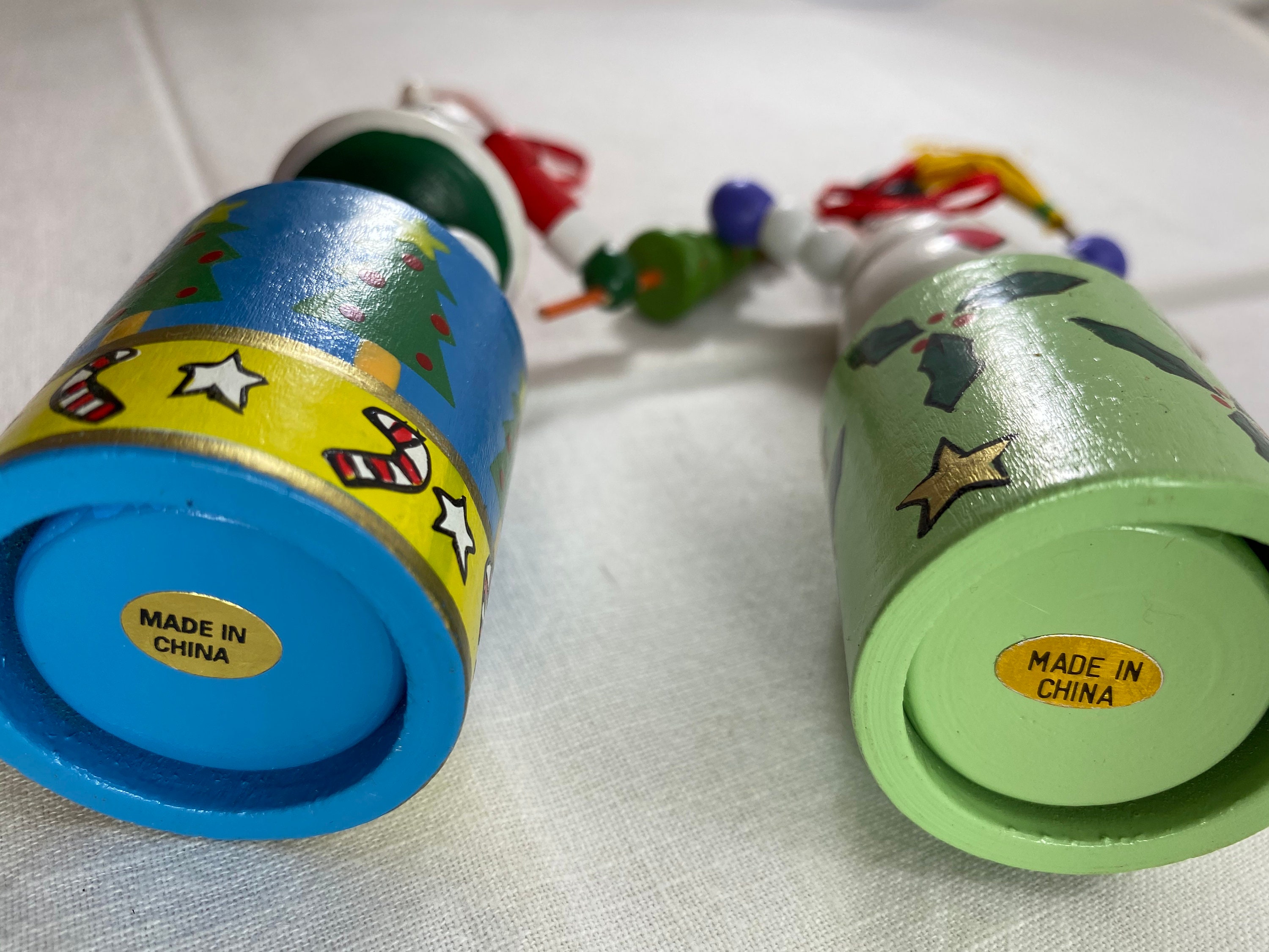 Wood Push Button Dancing Santa and Snowman - Etsy