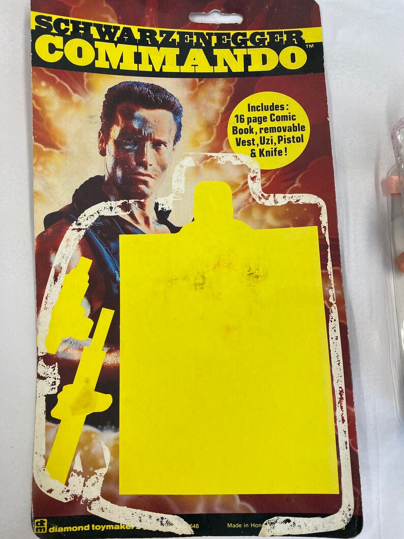 Arnold Schwarzenegger Commando Action Figure by Diamond Toy - Etsy