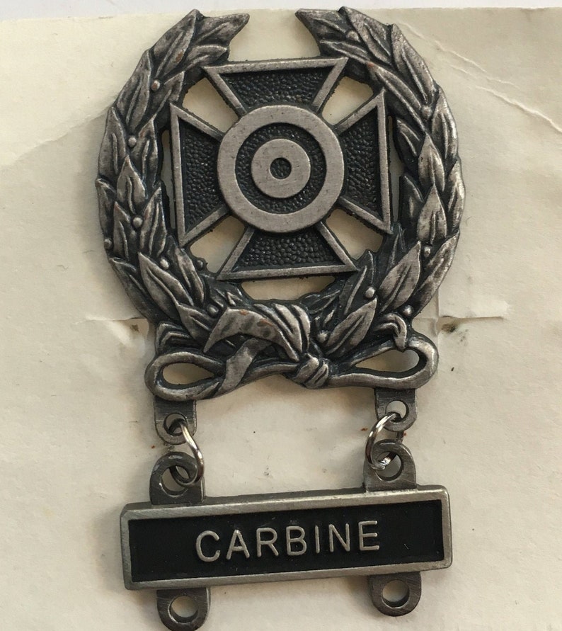 US Army Iron Cross/ Wreath Marksmanship Pin - Etsy