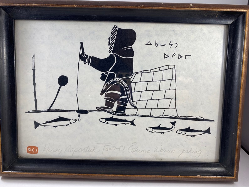 Henry Napartuk Signed Eskimo Prints Set of 3 - Etsy