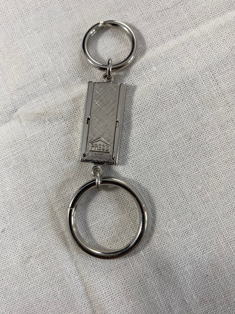 Silver-toned Breakaway Quick Release Key Chain - Etsy
