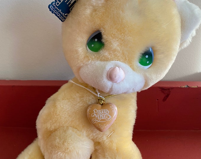 Precious Moments 1985 Plush Gilbert Big Eyed Cat Kitten by Applause - Etsy