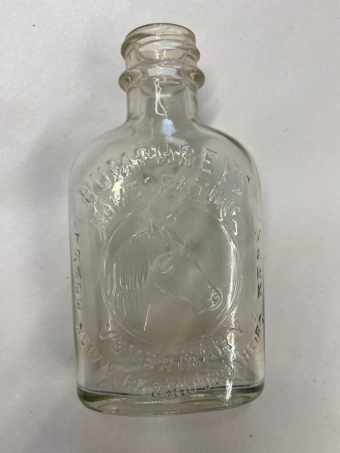 Antique Humphreys Homeopathic Veterinary Glass Bottle - Etsy