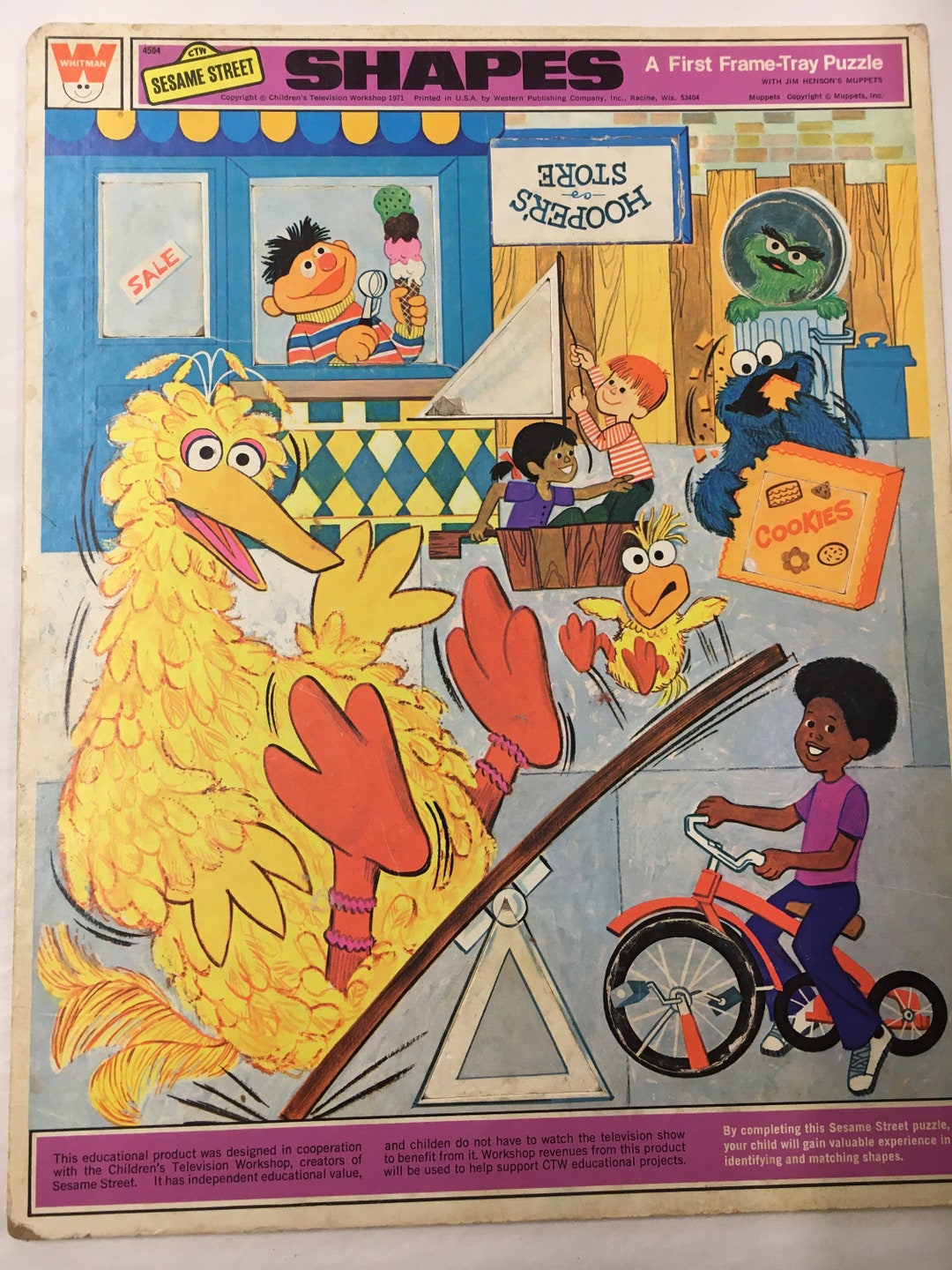 Sesame Street Frame Tray Puzzle - Etsy