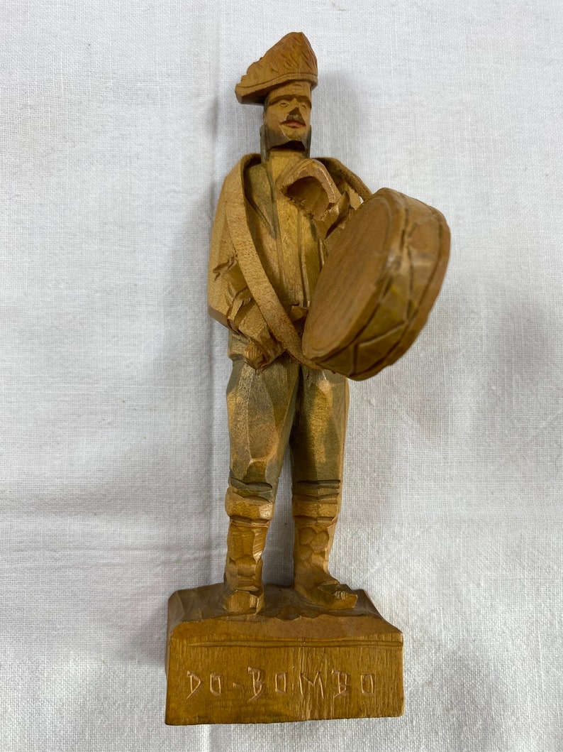 Do Bombo Soldier Drummer Wood Carving - Etsy