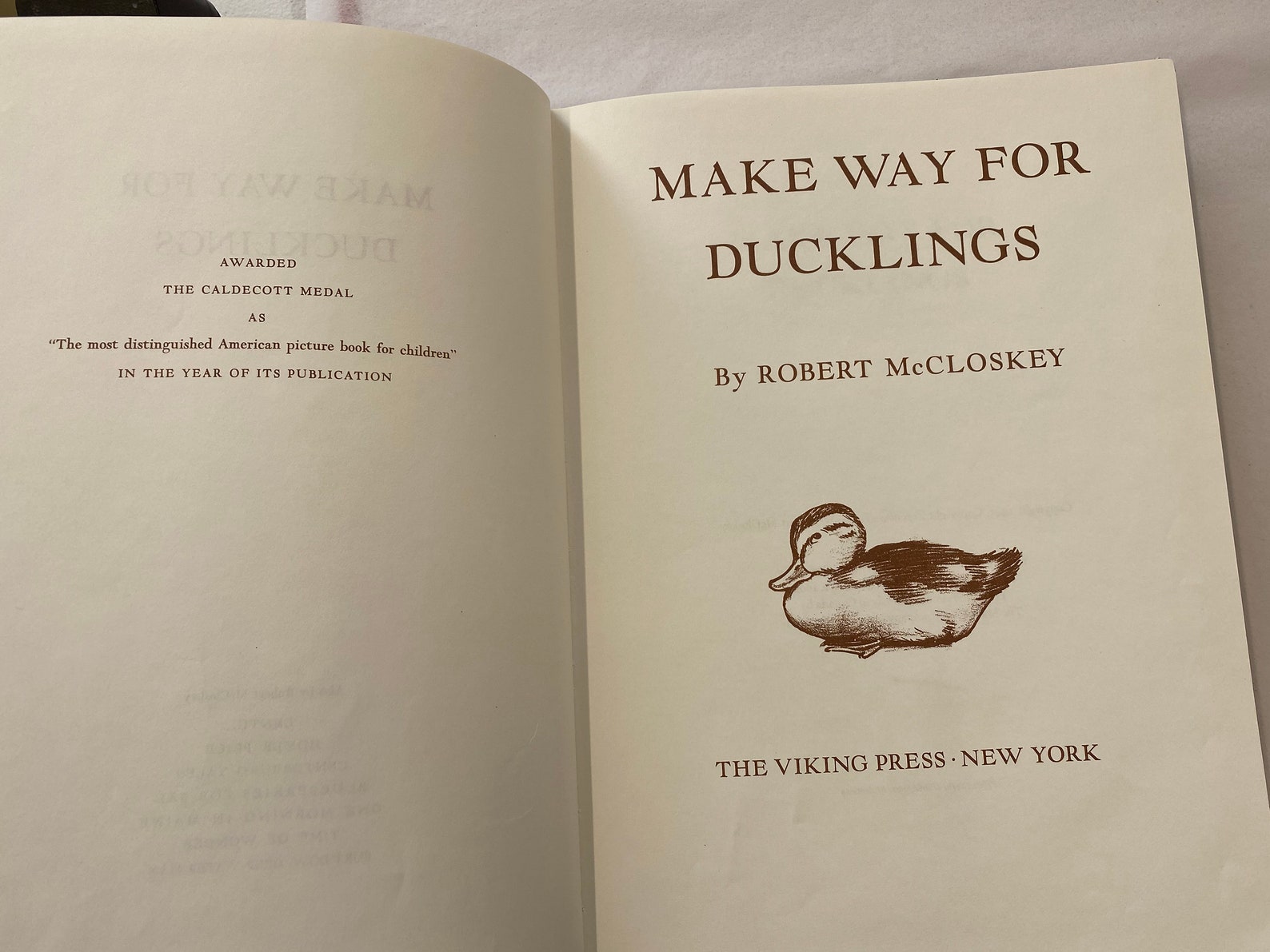 Make Way for Ducklings by Robert Mccloskey 1969 Edition | Etsy