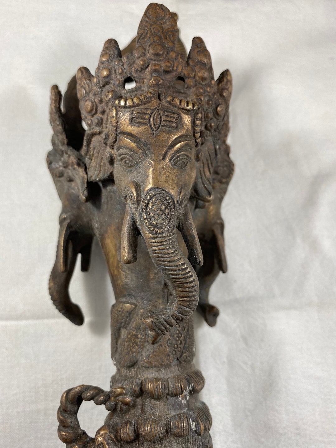 Tibetan Brass Mahakala Ganesh Dragon Horse Phurba 12.5'' - Etsy