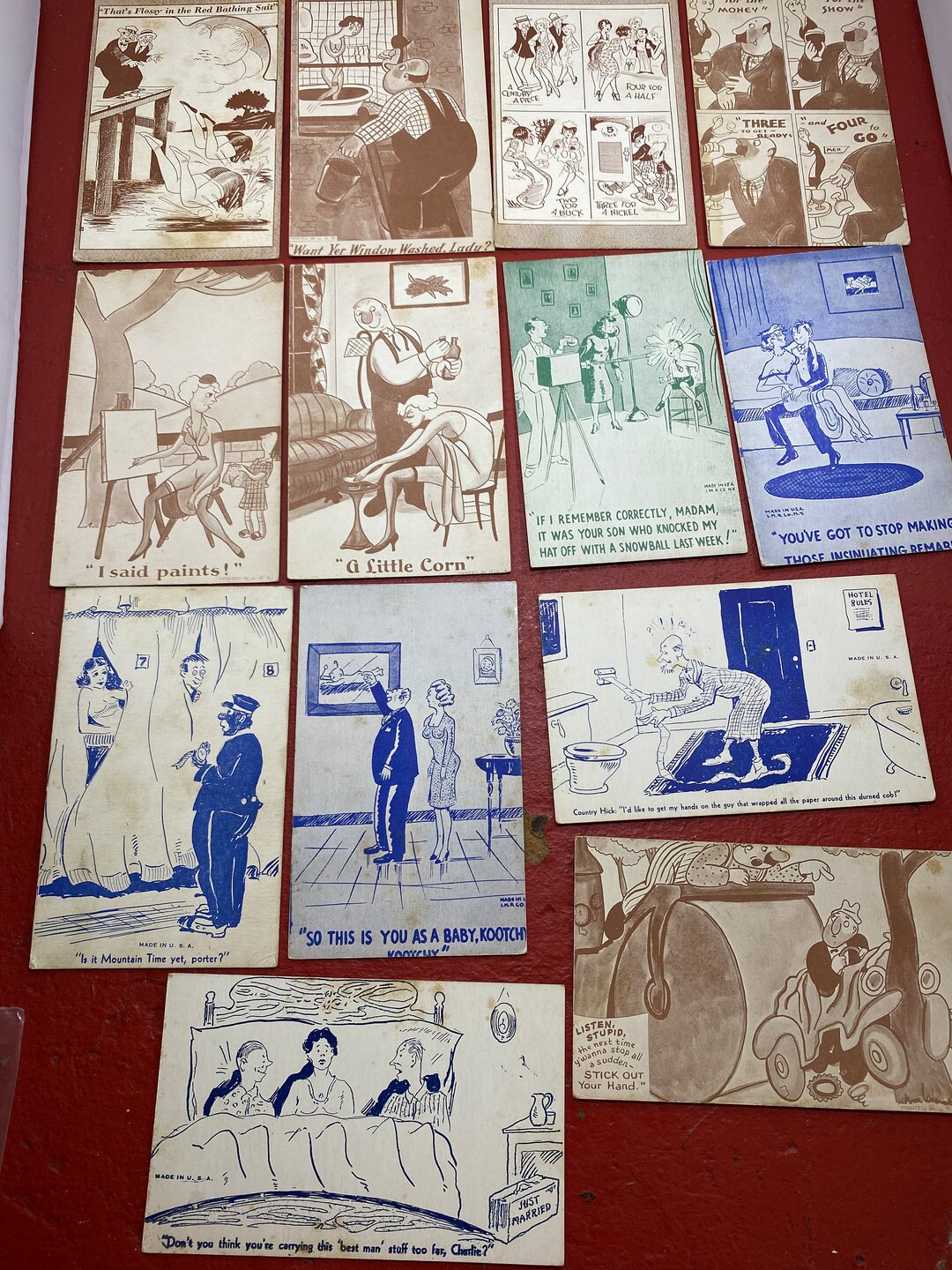 Comical Arcade Joke Cartoon Funny Cards Lot of 12 - Etsy