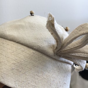 Simple Beige Cotton Hat - Etsy