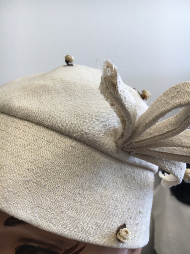 Simple Beige Cotton Hat - Etsy