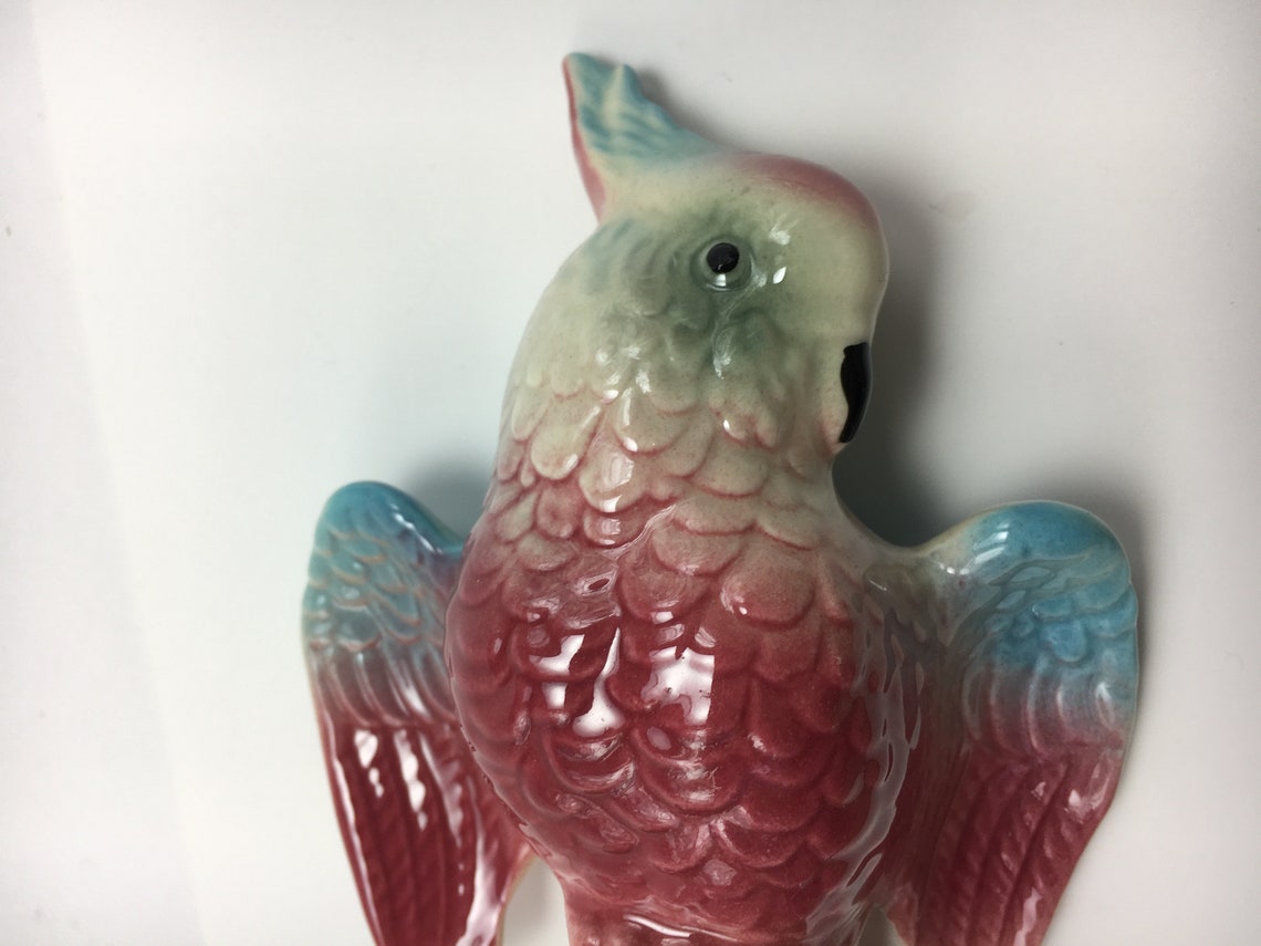 Royal Copley Ceramic Cockatoo or Parrot Bird Mid Century Bird Figure - Etsy