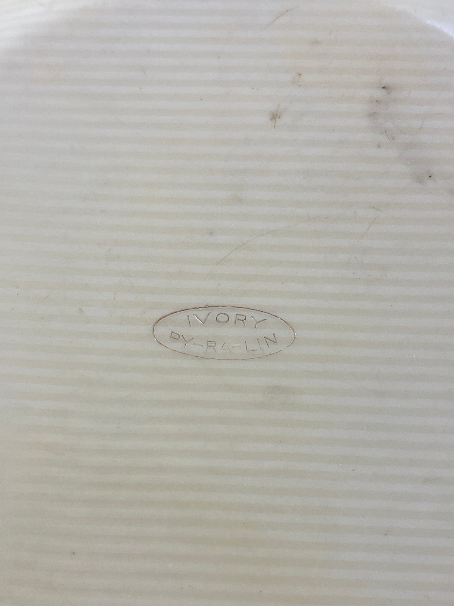 French Ivory Celluloid Pyralin Vanity Tray and Powder Boxes 6 | Etsy