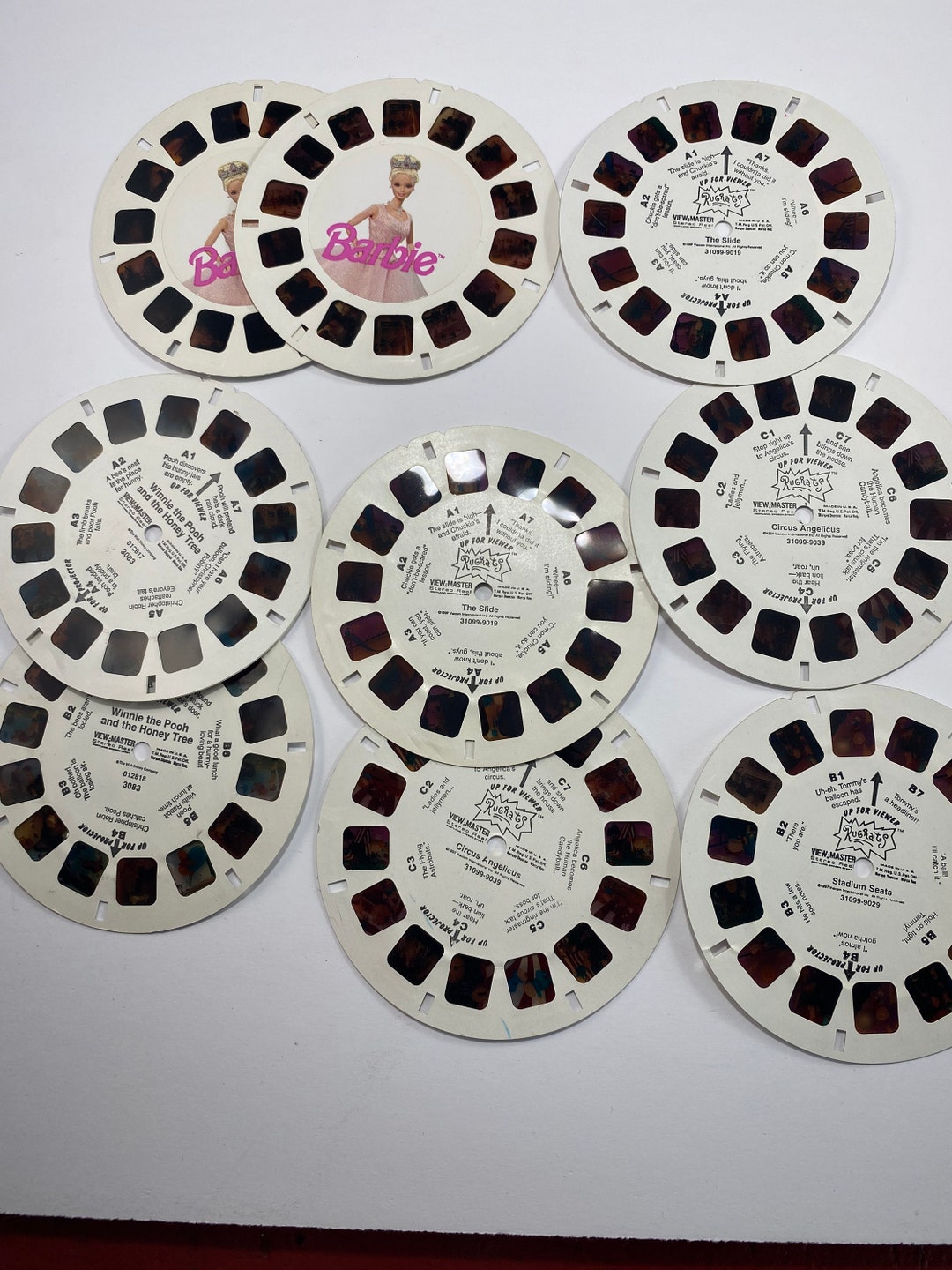 Rugrats Barbie Winnie the Pooh View Master Reels Lot of 8 - Etsy