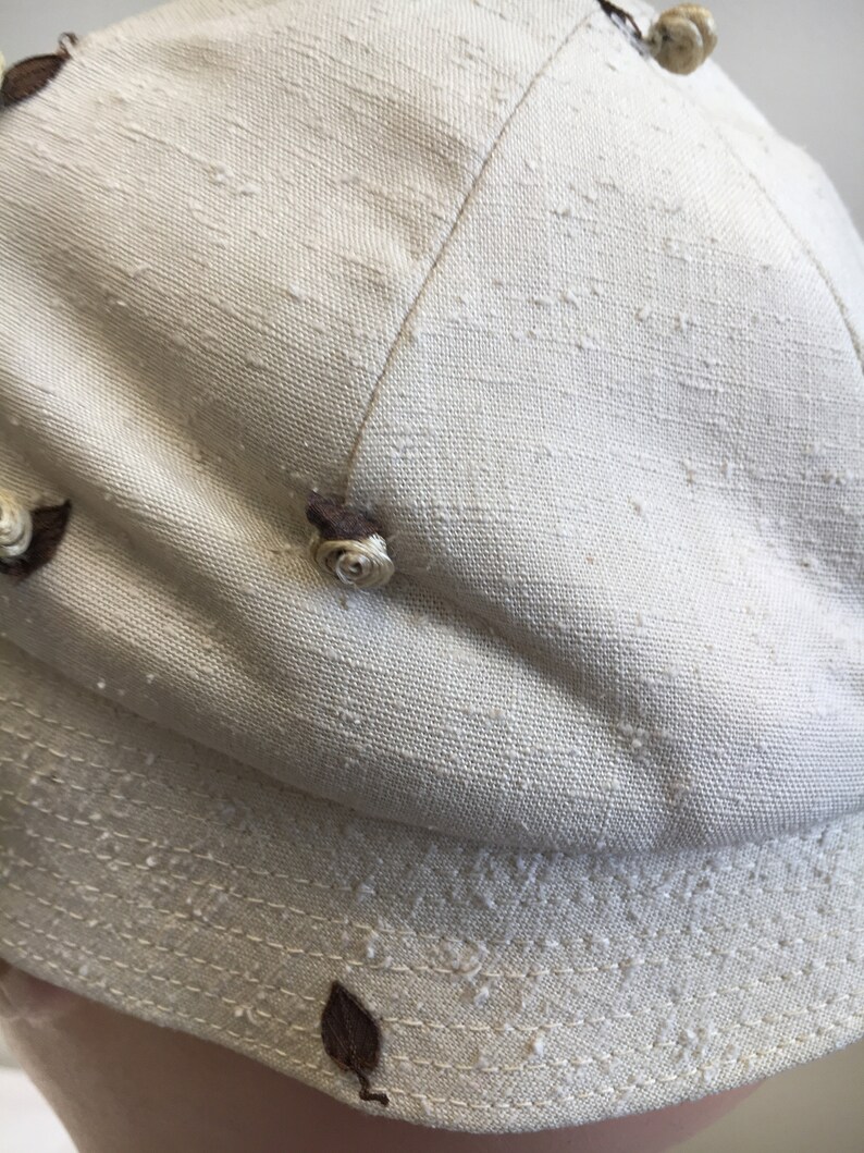 Simple Beige Cotton Hat - Etsy
