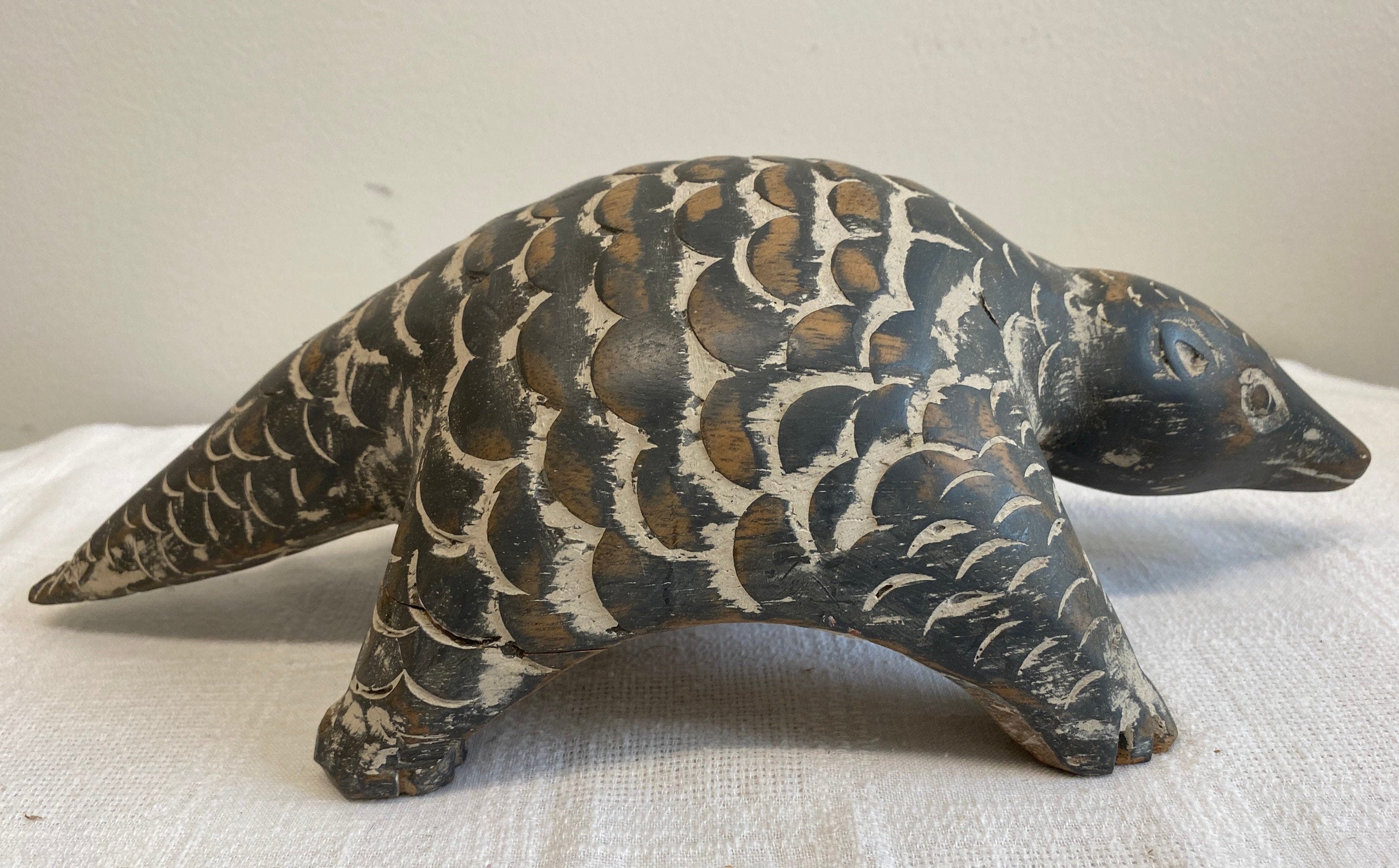 Carved Wood Armadillo - Etsy