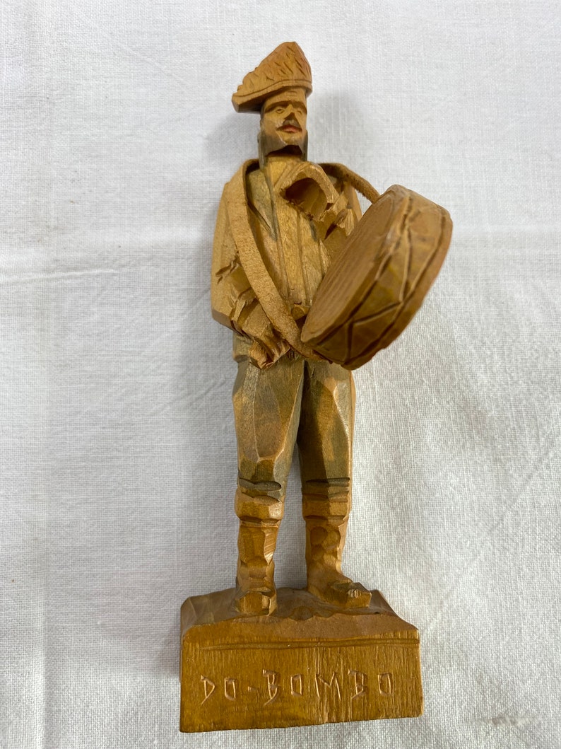 Do Bombo Soldier Drummer Wood Carving - Etsy