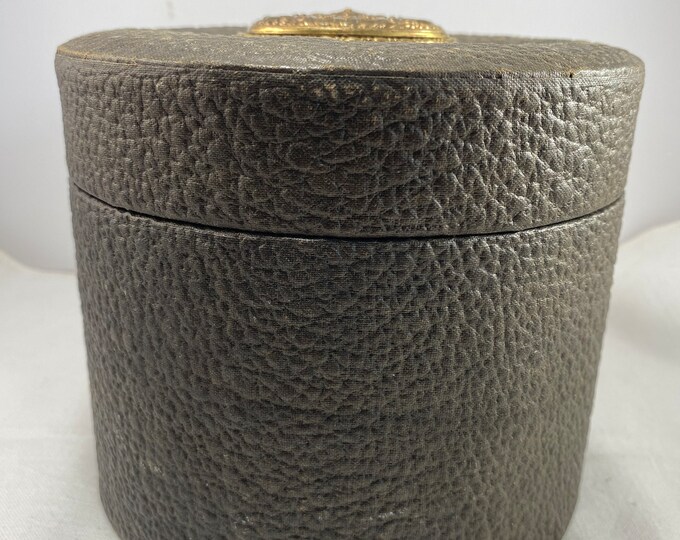 Victorian Collar Box With Art Nouveau Style Top Brass Box - Etsy