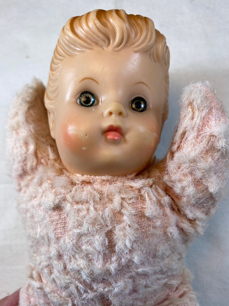 Plastic Face Plush Carnival Prize Doll | Etsy