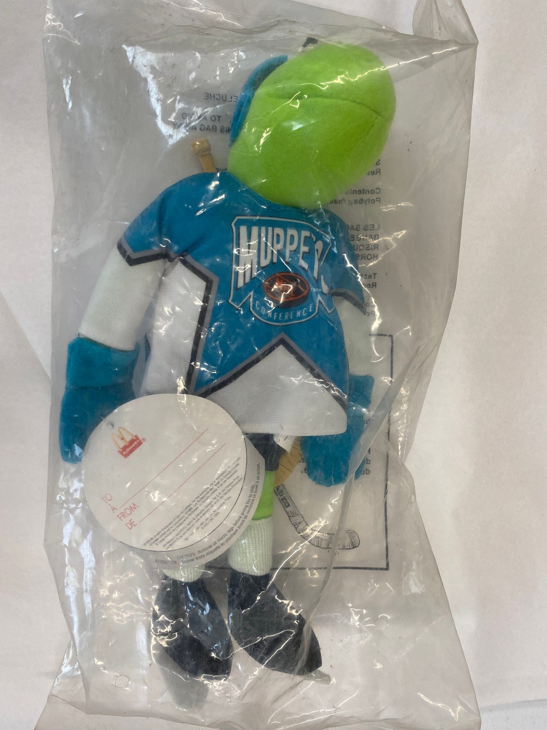 Mcdonald's Muppets 1995 NHL Hockey Conference Kermit the Frog Sealed - Etsy