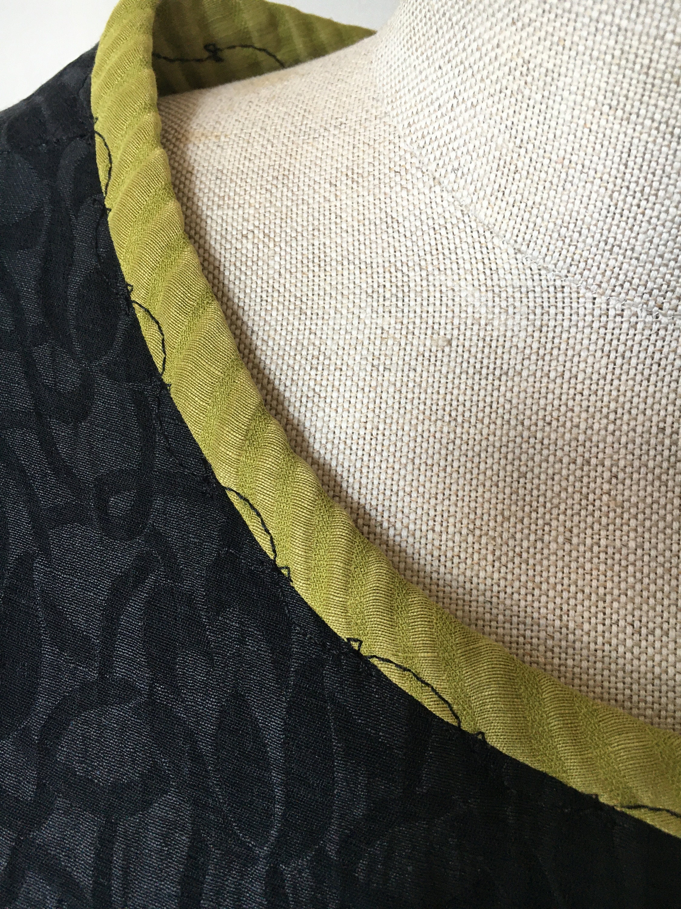 L. O"neil Designs Black and Green Artist Vest - Etsy UK